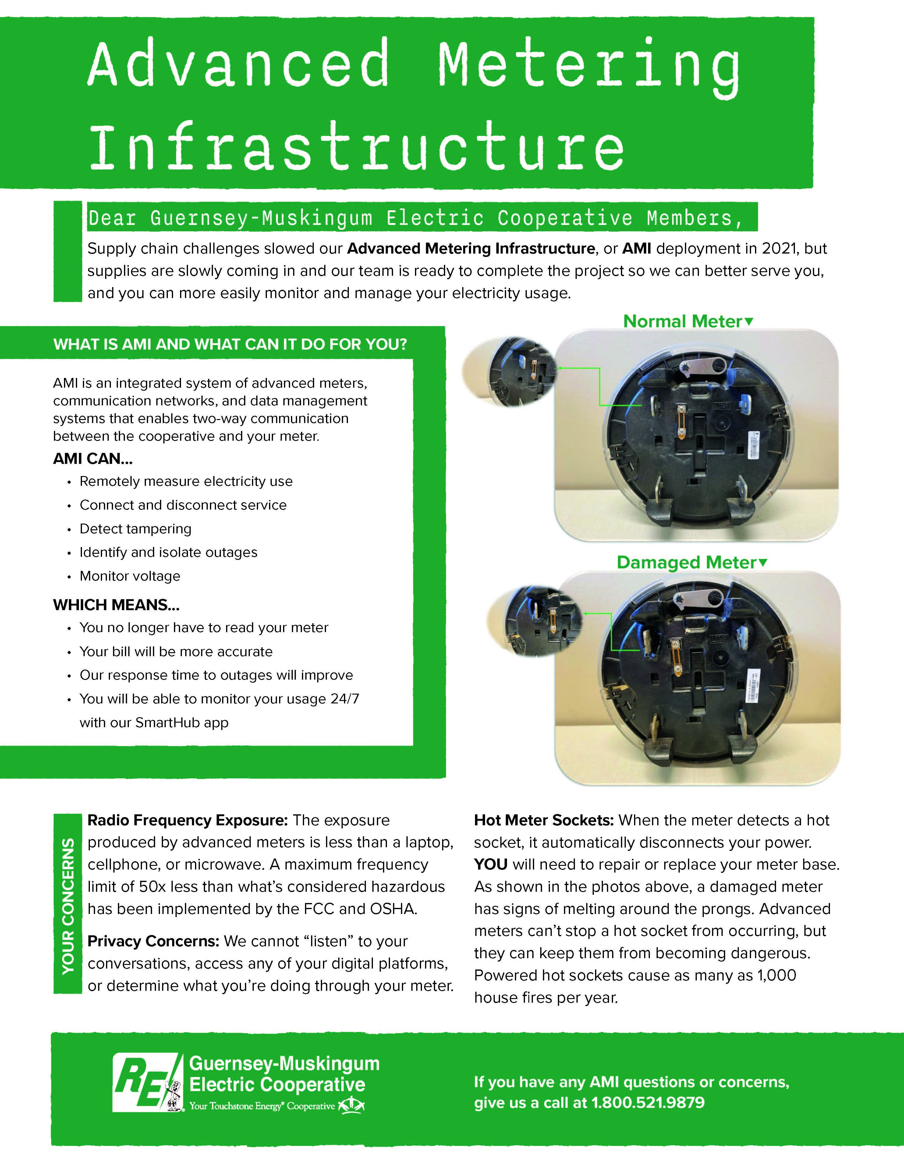 Advanced Metering Infrastructure (AMI) Update | Guernsey Muskingum Electric Cooperative